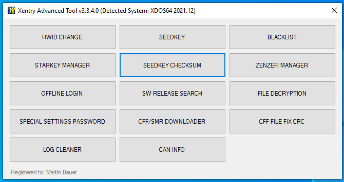 Xentry Advanced Tool v3.3.13 One Activation for All – moeecucable